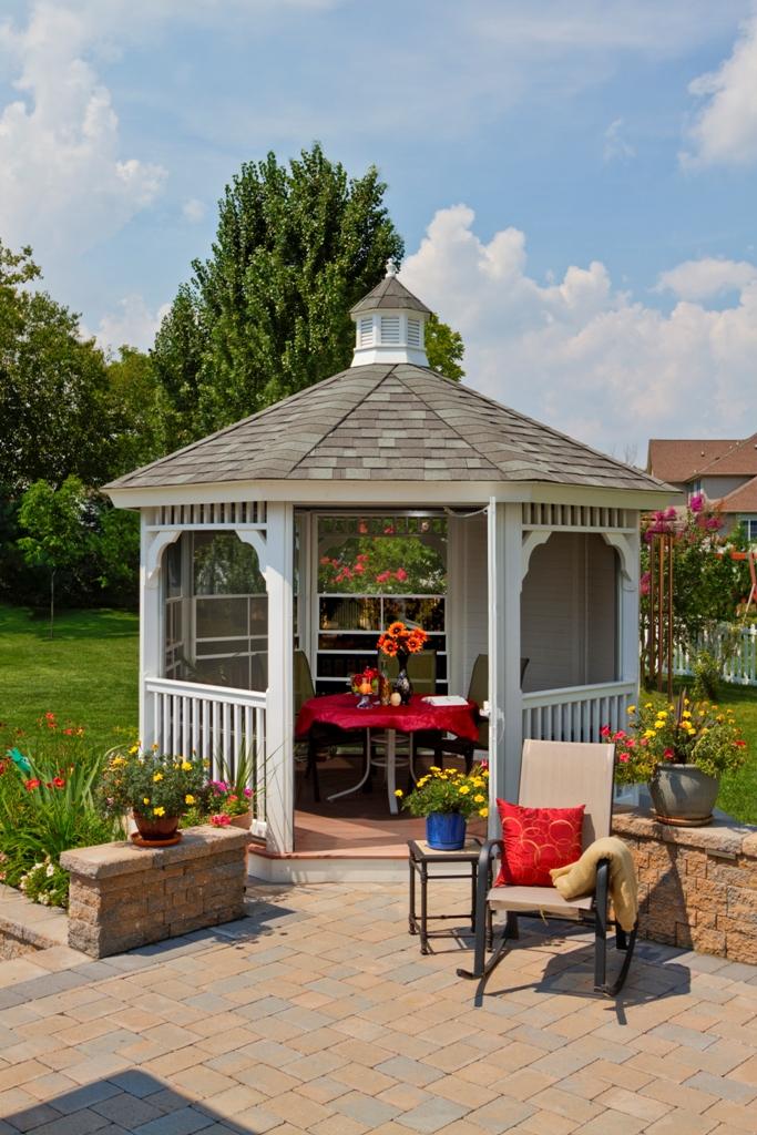 Octagon Gazebos Available Now | Space Makers Sheds